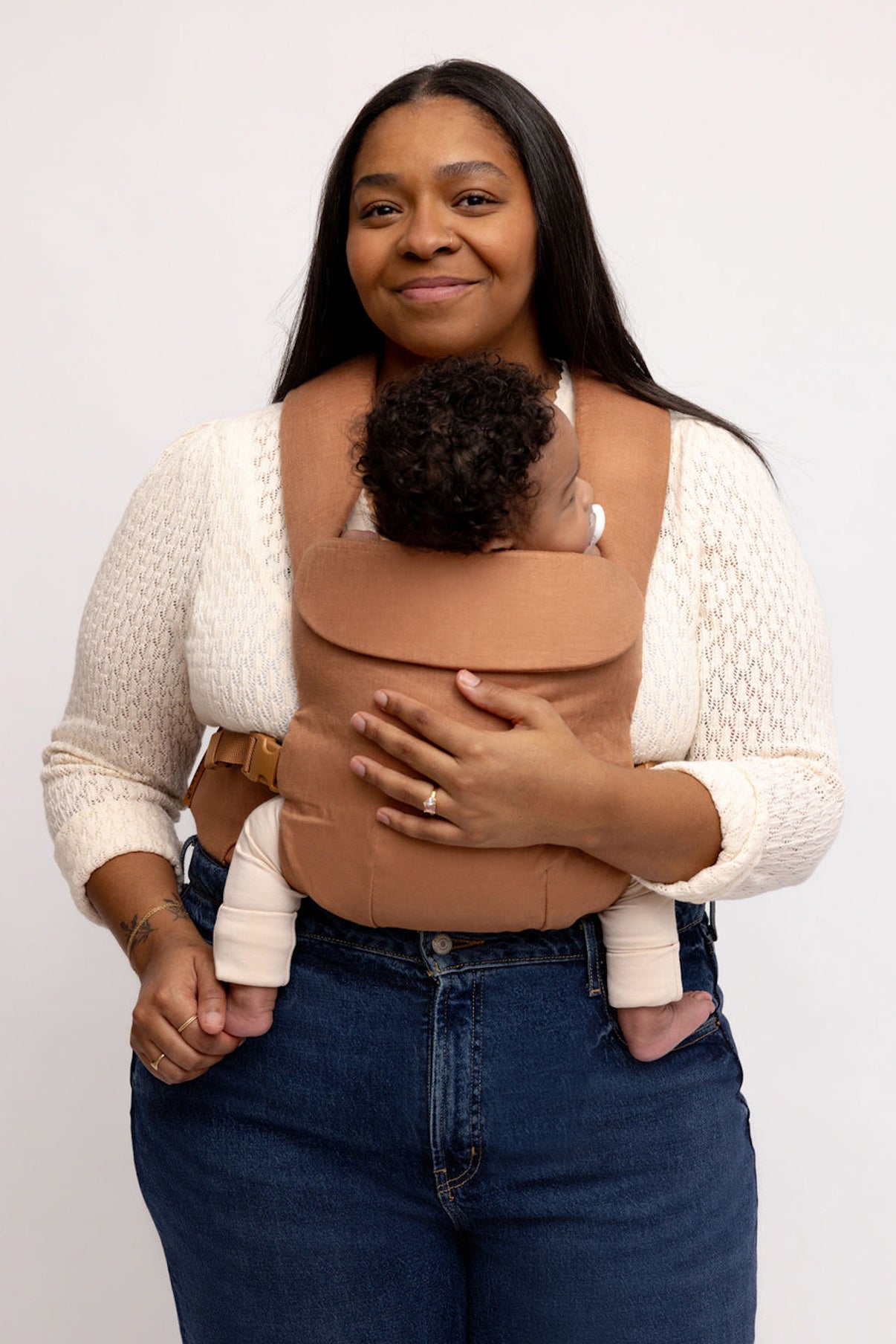 Willow Aerial Carrier- Brown Baby Carriers for Bonding in Style – WildBird