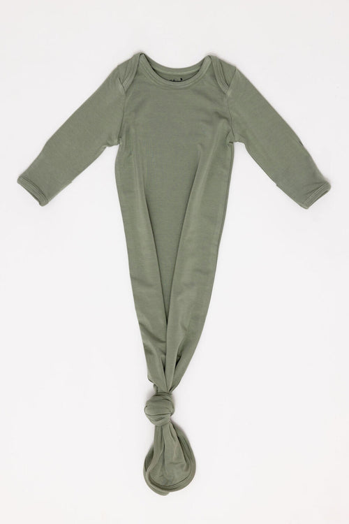 Infant Sleeper Gown: Baby & Newborn Knotted Sleeper Gowns – WildBird