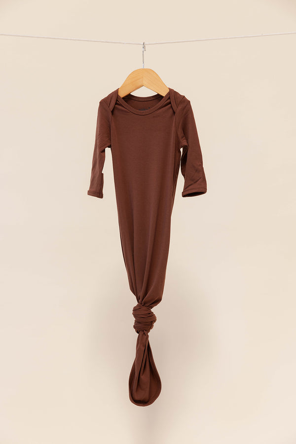 Infant Sleeper Gown: Baby & Newborn Knotted Sleeper Gowns – WildBird
