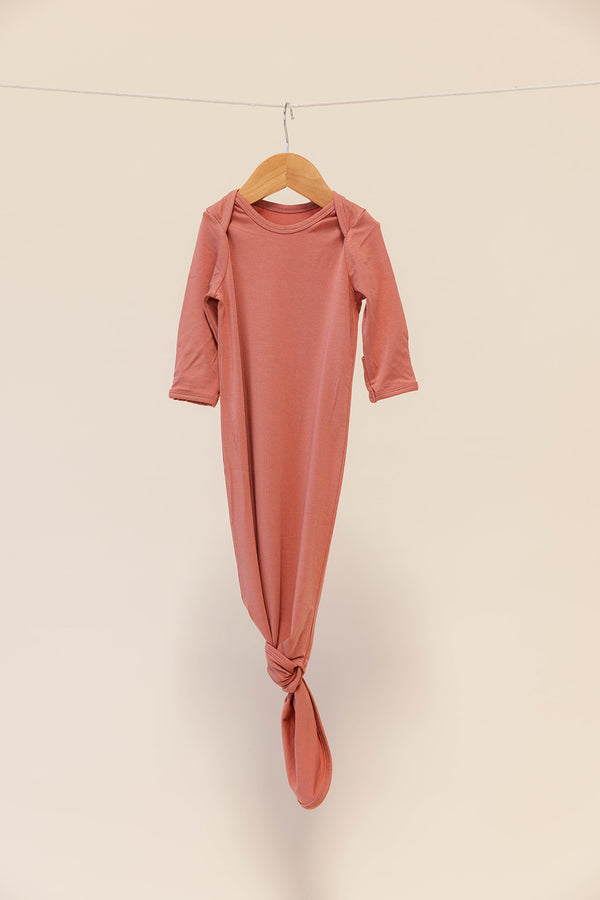 Infant Sleeper Gown: Baby & Newborn Knotted Sleeper Gowns – WildBird