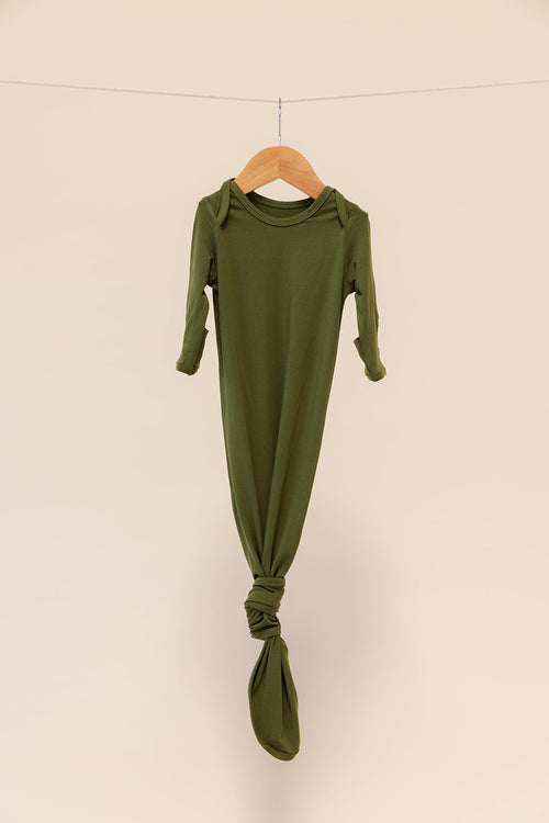 Infant Sleeper Gown: Baby & Newborn Knotted Sleeper Gowns – WildBird
